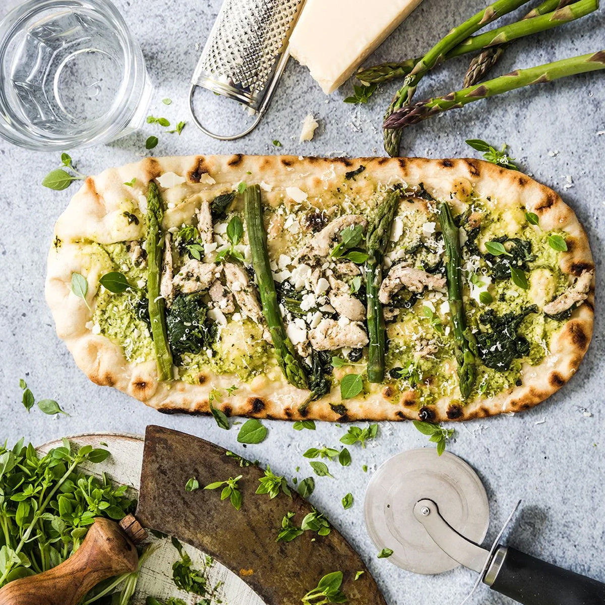 Grilled Spring Vegetable Pizzas – COSORI