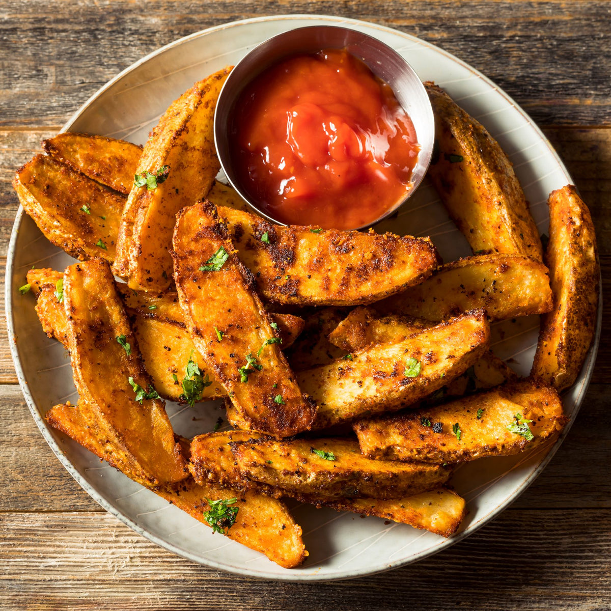Air Fryer Cajun Boil Spiced Potato Wedges – COSORI